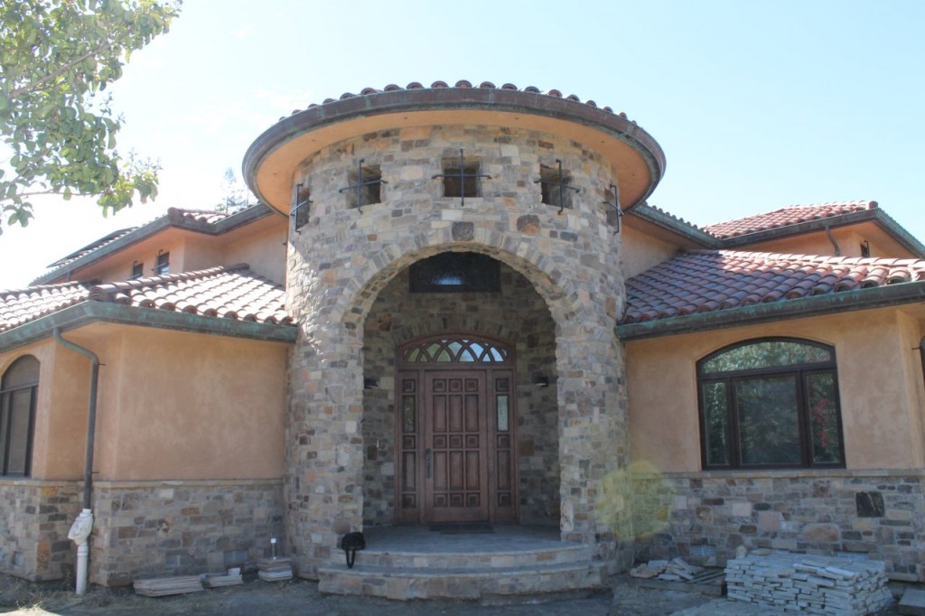 Eclipse Millennium Copper Gutter. Radius section on turret above ...