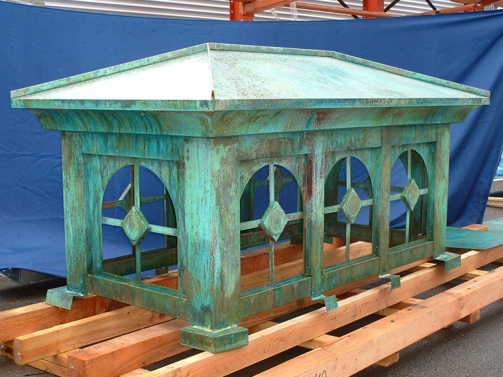 Mission Style Copper Deco Top