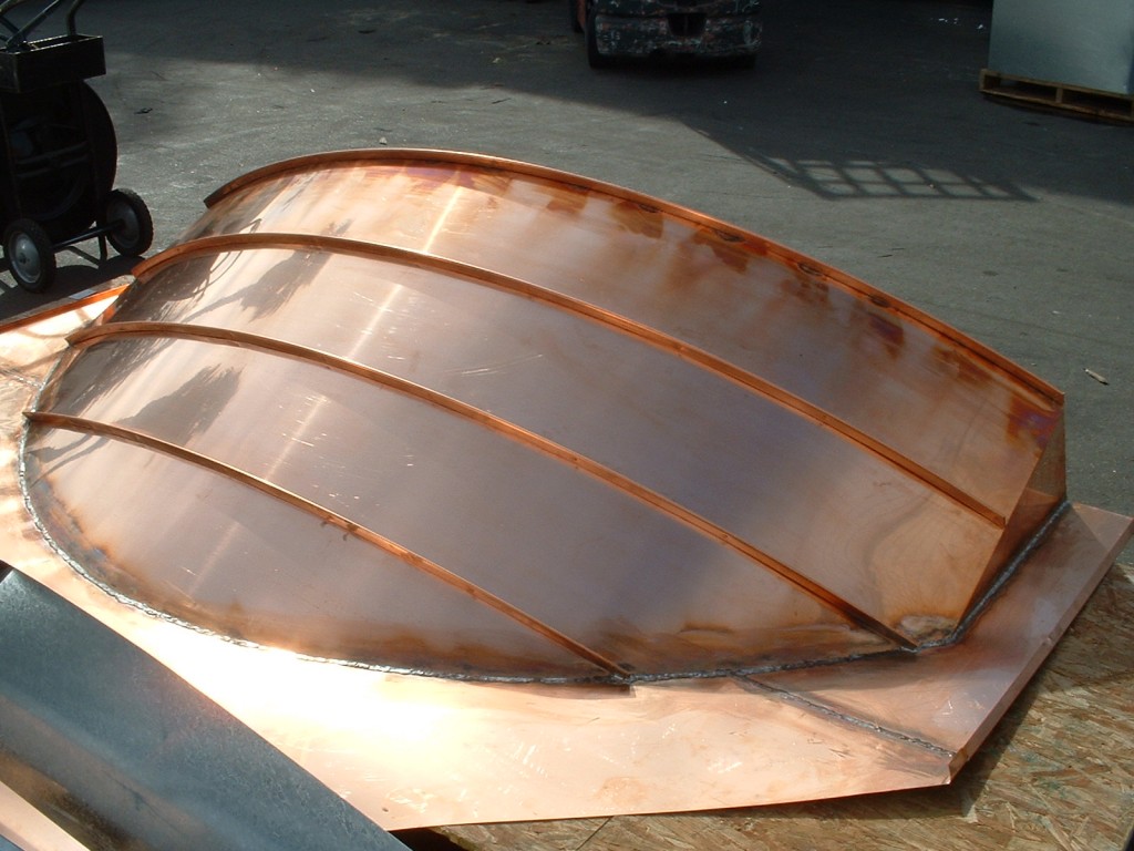 Standing Seam Copper Dormer Roof