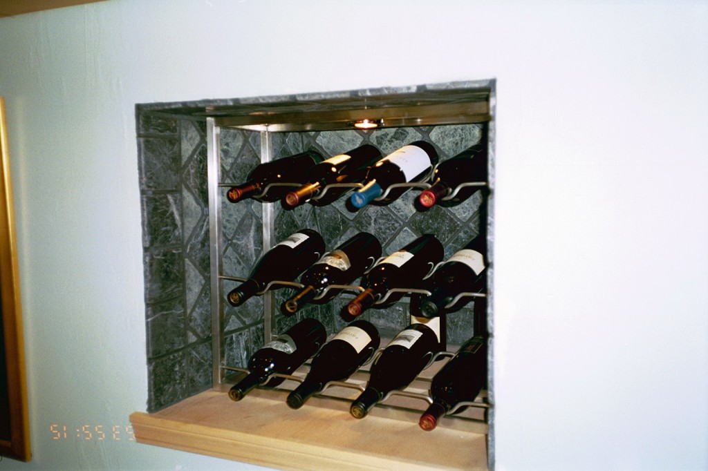 Custom Stainless Steel Wine Rack