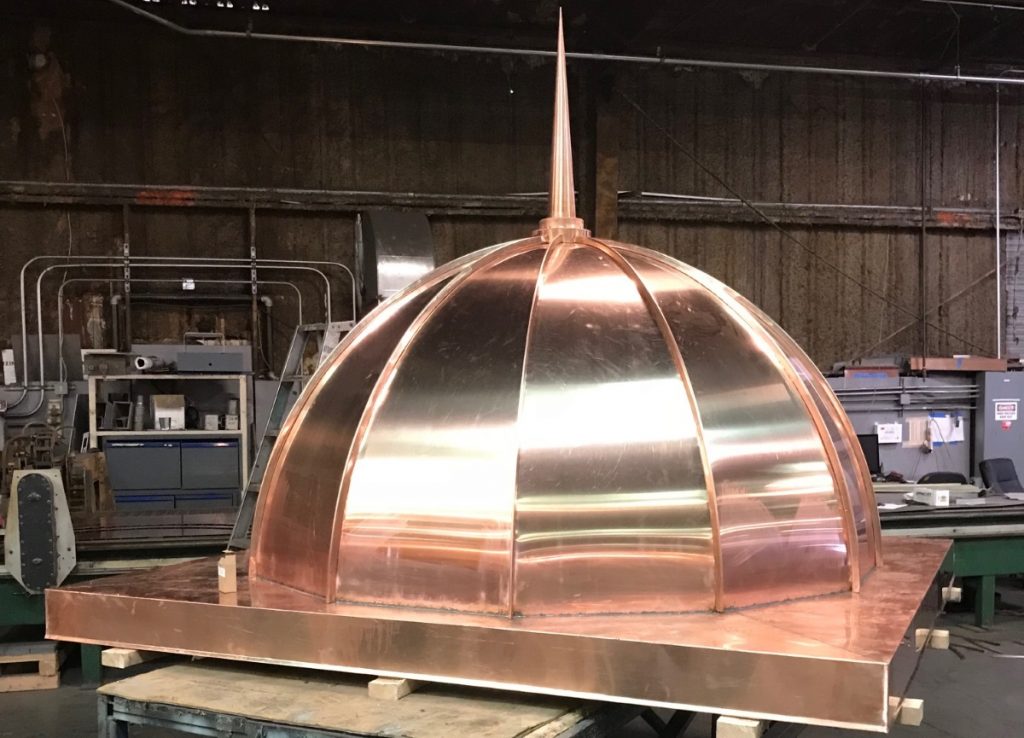Copper Dome with Finial 2-20-18